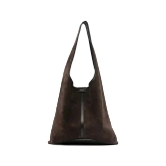 SOEUR Delice Suede Leather Tote Bag