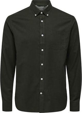 Only & Sons Onsroad Life Reg Melange Ls T-Shirt Noos, Colophane, XS