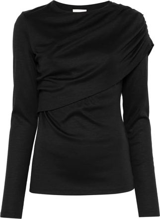 Isabel Marant haut Asna à manches longues - Noir