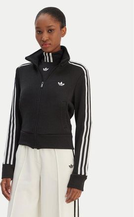 adidas Sweatshirt Firebird adicolor JY2613 Schwarz Regular Fit