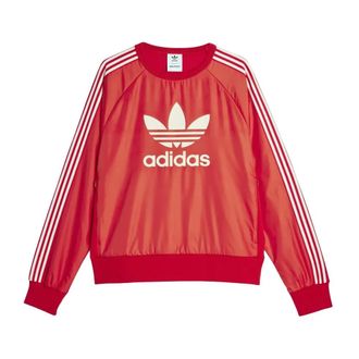 adidas Homme, Sweatshirts et sweats à capuche, Rouge, Taille: S Sweat Nylon Crew Better Scarlet
