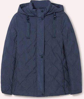 Walbusch Steppjacke Damen Leichte Steppjacke mit Rautenmuster ohne N&auml;hte Stehkragen, wasserabweisend, Kurzgr&ouml;&szlig;e