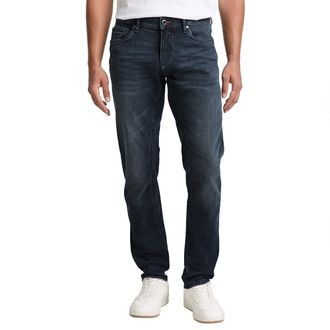 Tom Tailor Herren 1047986 TTCURT Tapered Jeans Mit Stretch, 10170 - Blue Black Denim, 38W / 34L EU