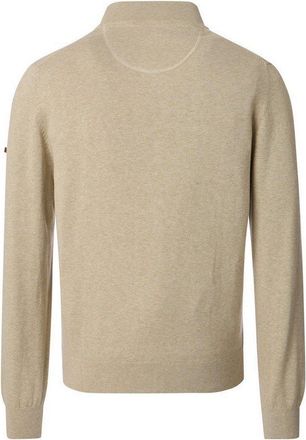 Redmond Strickjacke REDMOND Casual Herren Strickjacke Zipper Comfort Baumwolle Beige