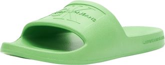 Calvin Klein Jeans Damen Badeschuhe Slipper Badelatschen, Grün (Classic Green), 39
