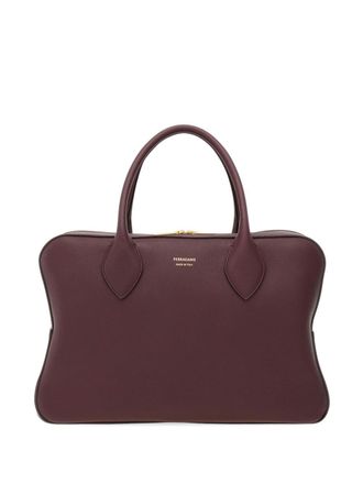 Ferragamo sac à main à fermeture zippée - Rouge