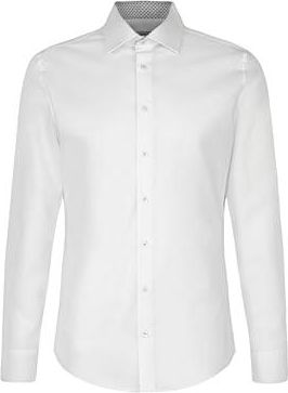Seidensticker Chemise business homme Seidensticker - coupe ajust&eacute;e - sans repassage - col Kent - manches longues - 100 % coton