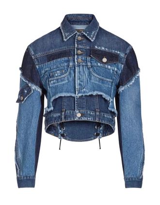 Dolce & Gabbana Docle & Gabbana Mixed Denim Jacket Size 38