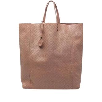 Bottega Veneta Pre-owned Embossed Leather Tote Bag - - Pre-owned - Damen - Braun - ONE SIZE