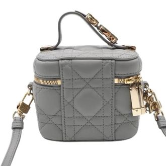 Dior Pre-owned Lady Dior Mini Bag - - Pre-owned - Damen - Grau - ONE SIZE