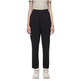 Pieces Pcluisa Hw Ankle Pantalon de Costume pour Femme, Noir, XS / 30L