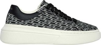 Skechers Classic Sneaker f&uuml;r Damen, Stoff (Schwarz/Nat&uuml;rlich)