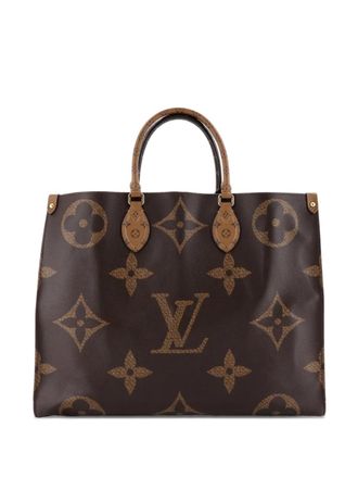 Louis Vuitton OnTheGo Reverse Monogram Giant GM tote bag - Braun