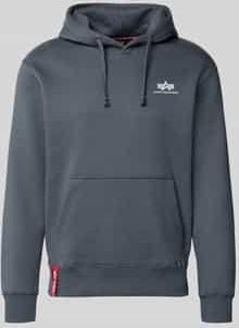 Alpha Industries Hoodie mit Label-Details