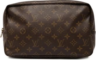 Louis Vuitton Clutches - Monogram Trousse Toilette 28 - Gr. unisize - in Braun - f&uuml;r Damen