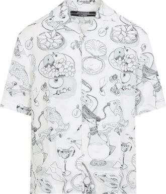 Jacquemus Chemise &agrave; col camp imprim&eacute;e graphique - Homme - Chemises - Multicolore - Taille: M