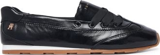 Tommy Hilfiger Ballerinas Tommy Hilfiger Bella Ballet Sneaker FW0FW09449 Schwarz
