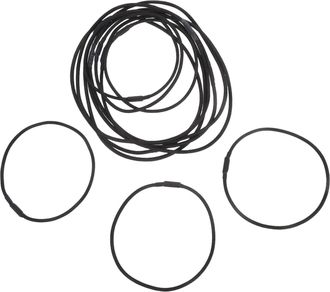 Cabilock 12 Stück Teiliges Schwarzes Gummiring als Elastischer Ersatz für Mikrofon Schockmounts Stoßdämpfend Kompatibel Langlebig und Reißfest Passend für Vers