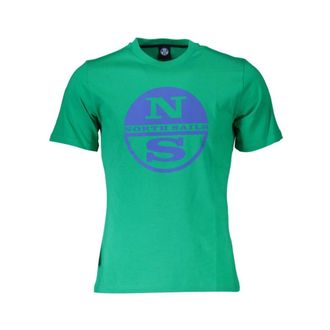 North Sails Baumwoll-T-Shirt - - Tops - Herren - Gr&uuml;n - L