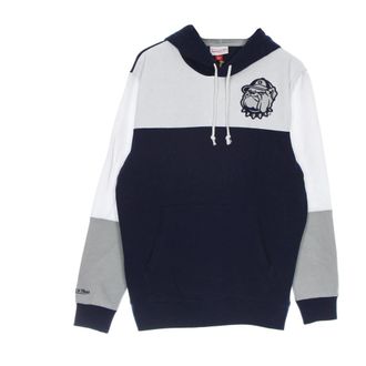 Mitchell & Ness Georgetown Hoyas Hoodie Navy/Wei&szlig; - - Sweatshirts & Hoodies - Herren - Mehrfarbig - S