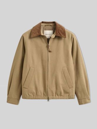 GANT Regular Fit Bomberjacke aus reiner Baumwolle Modell HARRINGTON