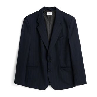 Soulland Homme, Vestes, Bleu, Taille: M/L Luca Stripe Blazer