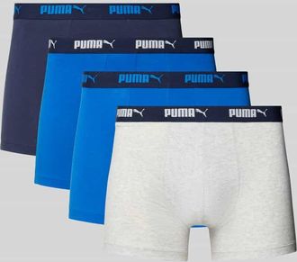 Puma Trunks im 4er-Pack mit elastischem Logo-Bund