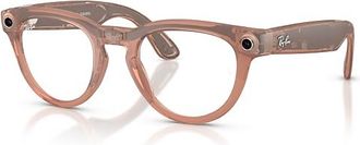 Ray-Ban Meta Pfirsich matt rahmen Grau glas AI Glasses