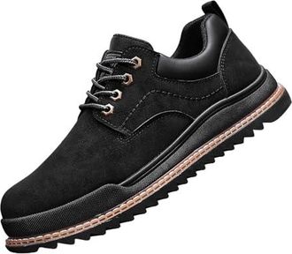Generic Chaussures daffaires classiques &agrave; lacets pour homme - Bout uni - Chaussures d&eacute;contract&eacute;es &agrave; talon bloc - Antid&eacute;rapantes - Tendance - Pour le bureau et