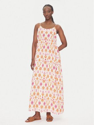 Only Sommerkleid Abiella 15350291 Orange Regular Fit