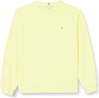 Tommy Hilfiger Damen Sweatshirt Curve ohne Kapuze, gelb (Yellow Tulip), 46