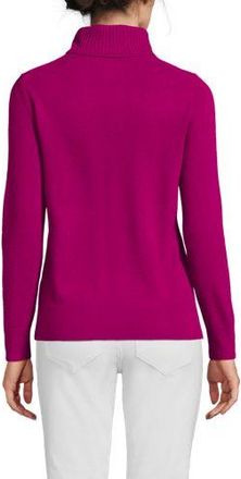 Lands End Rollkragen-Pullover aus Kaschmir, Damen, Größe:48-50 regular, Pink, Kaschmir, by Lands End