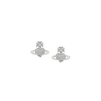 Vivienne Westwood Femme, Accessoires, Gris, Taille: ONE Size Boucle doreille Agnatha Argent