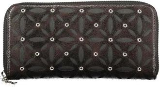 Desigual Geldb&ouml;rse mit Rei&szlig;verschluss und Blumenpr&auml;gung - - Accessories - Damen - Schwarzk - ONE SIZE