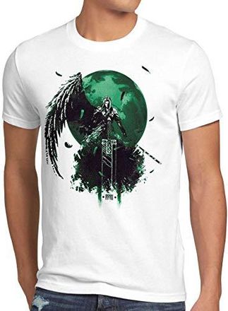 style3 Sephiroth VII T-Shirt Homme Fantasy Avalanche Jeu de rôle PS iOS Japon, Taille:XXL
