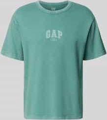 GAP T-Shirt mit Logo und Rundhalsausschnitt