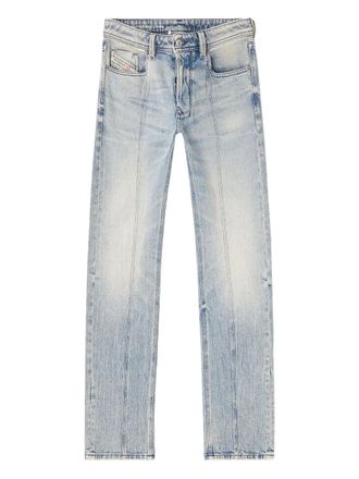 Diesel jean Larkee &agrave; coutures contrastantes - Bleu