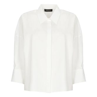 Fabiana Filippi Femme, Blouses et Chemises, Blanc, Taille: 36 FR Chemise Cropped