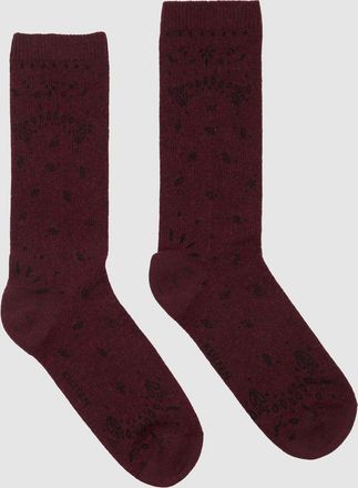 Kujten Chaussettes Sig Bandana Bordeaux