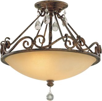 Elstead Lighting Quintessentiale Chateau QN-CHATEAU-SF plafon sufitowy 2x60W/E27