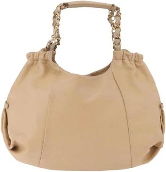 Ferragamo Sac port&eacute; &eacute;paule Pre-owned - Femme - Pre-owned - Beige - Taille: ONE Size