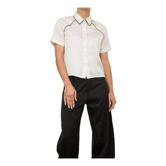 Pinko Wei&szlig;es Hemd - - Blouses & Shirts - Damen - Wei&szlig; - M
