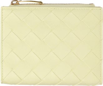 Bottega Veneta Femmes Portefeuille Cuir Jaune