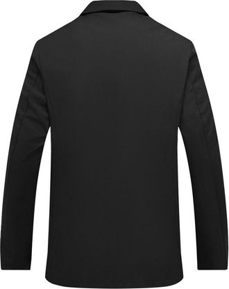 AlltheMen Winterjacke mit Rei&szlig;verschluss Bomberjacke Herren gef&uuml;ttert &Uuml;bergangsjacke