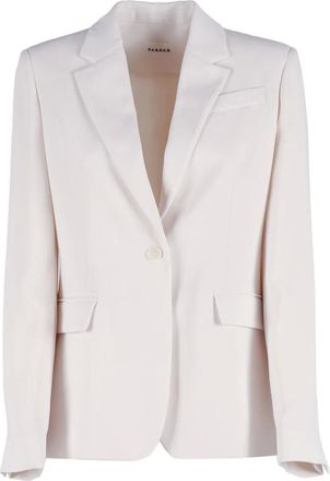 P.A.R.O.S.H. P.a.r.o.s.h., Femme, Vestes, Blanc, Taille: 42 FR Giacca Monopetto