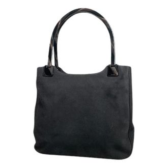 Prada Pre-owned Wildleder Tote Bag - - Pre-owned - Damen - Schwarzk - ONE SIZE