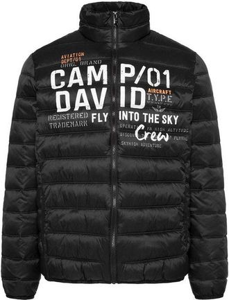 Camp David Outdoorjacke mit elastischem Saumabschluss
