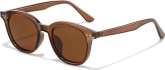 Generic Lunettes De Soleil Dext&eacute;rieur For Hommes Et Femmes, Monture Petite, For Le Sport Les Vacances(Brown)