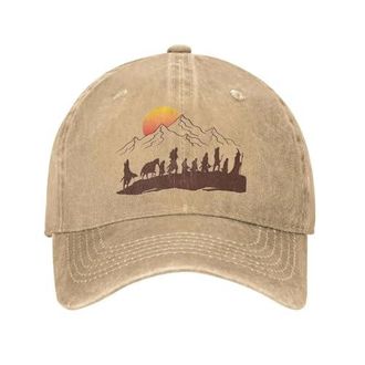 Generic Chaleur dHiver, Décontracté La Communauté L Seigneurs des R Anneaux Casquette De Baseball Hommes Femmes Vieilli Coton Casquette Chapeau Activités De P