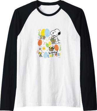 Peanuts Snoopy & Woodstock - Frohe Ostern Gitter Raglan